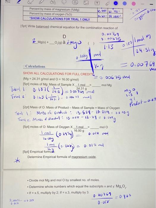lave of definte propetions. The mass sit ait cleminal | Chegg.com