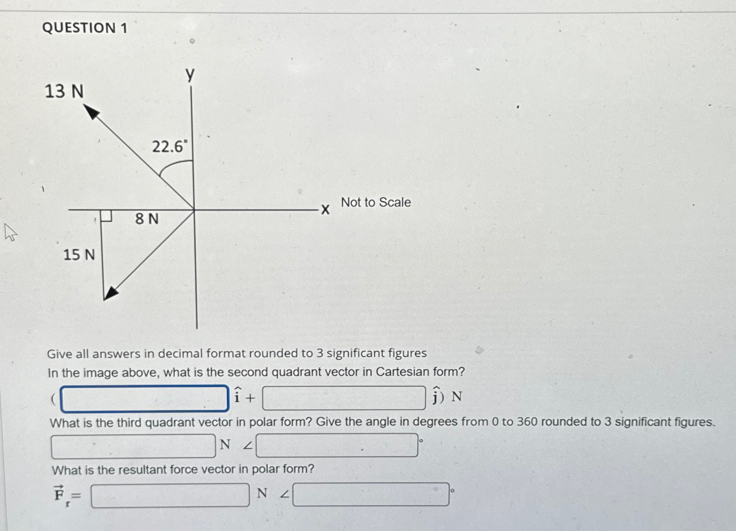 Solved QUESTION 1Give all answers in decimal format rounded | Chegg.com