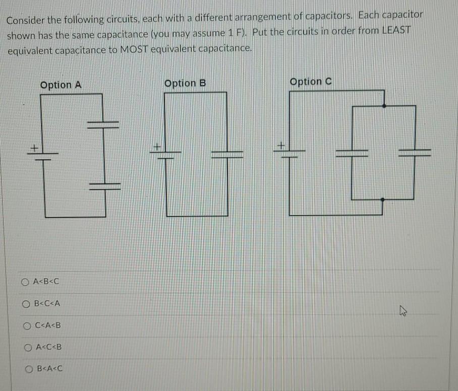 Solved Consider the following circuits, each with a | Chegg.com