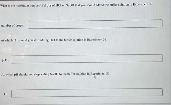 Solved Experiment 3: Measuring the Buffer Capacity of a | Chegg.com