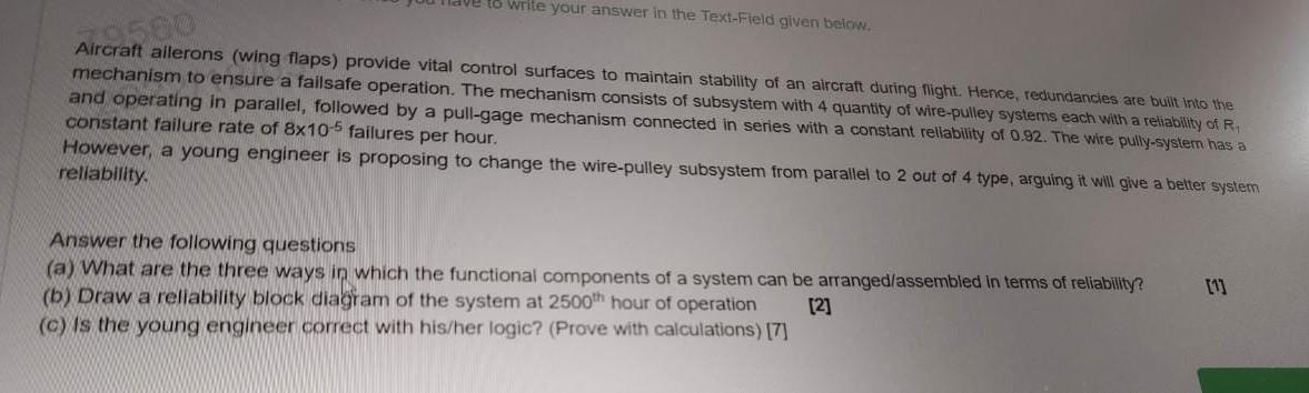 Solved Aircraft allerons (wing flaps) provide vital control | Chegg.com