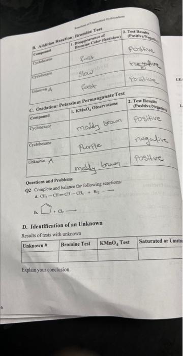 Solved Gerations and Froblema. Qt Wrine the IUPAC numne of | Chegg.com