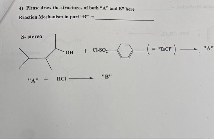 Solved For each reaction below list the Mechanism of the | Chegg.com