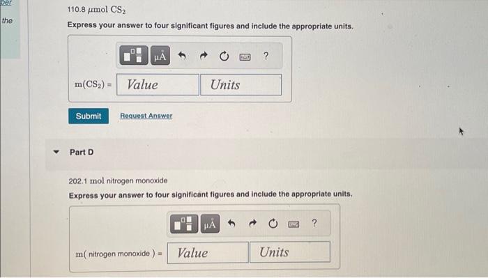 Solved Express your answer in molecules to three significant | Chegg.com