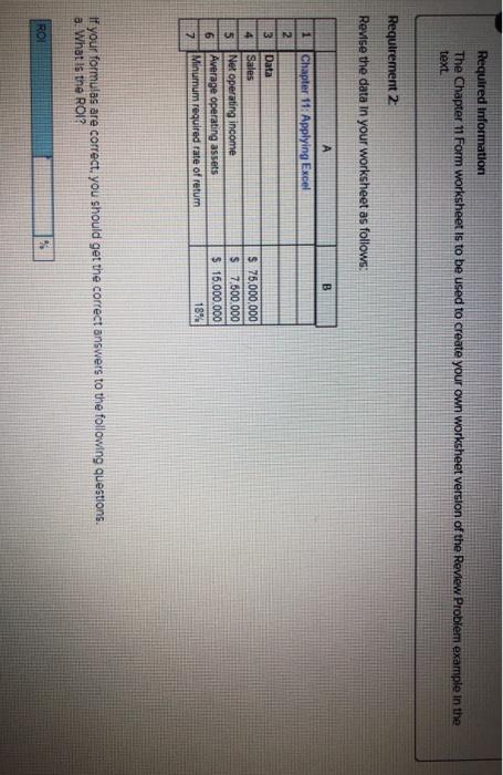 Solved 1 Chapter 11: Applying Excel 2 3 Data 4 Sales | Chegg.com