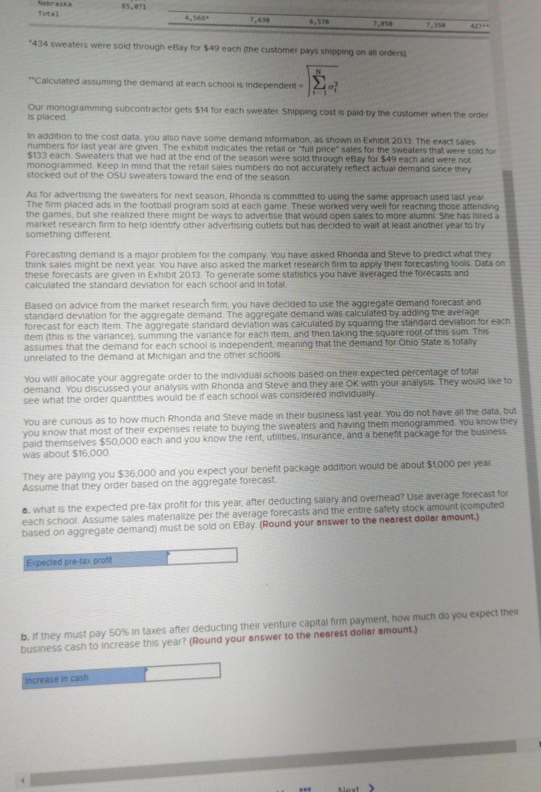 Solved Check my work Analytics Exercise 20-4 (Algo) | Chegg.com