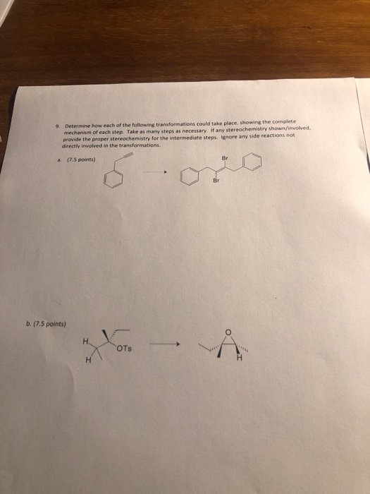 Solved Determine how each of the following transformations | Chegg.com