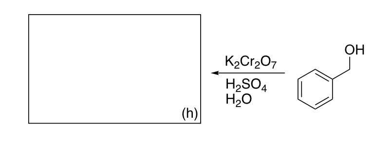 Solved K2Cr2O7 ﻿H2SO4 ﻿H2O reaction with alcohol. Need help | Chegg.com