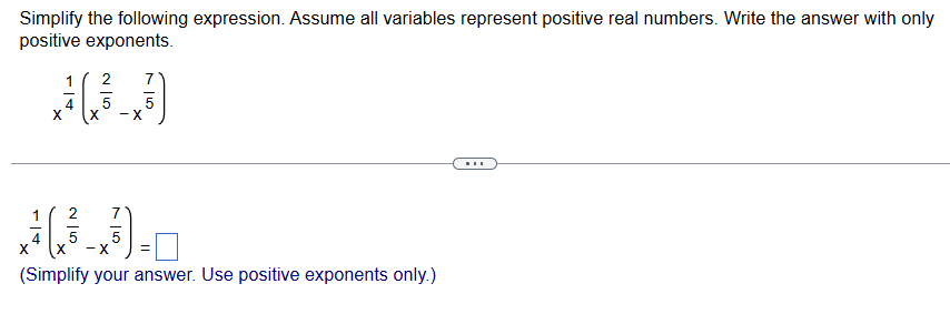 Solved Simplify The Following Expression Assume All 
