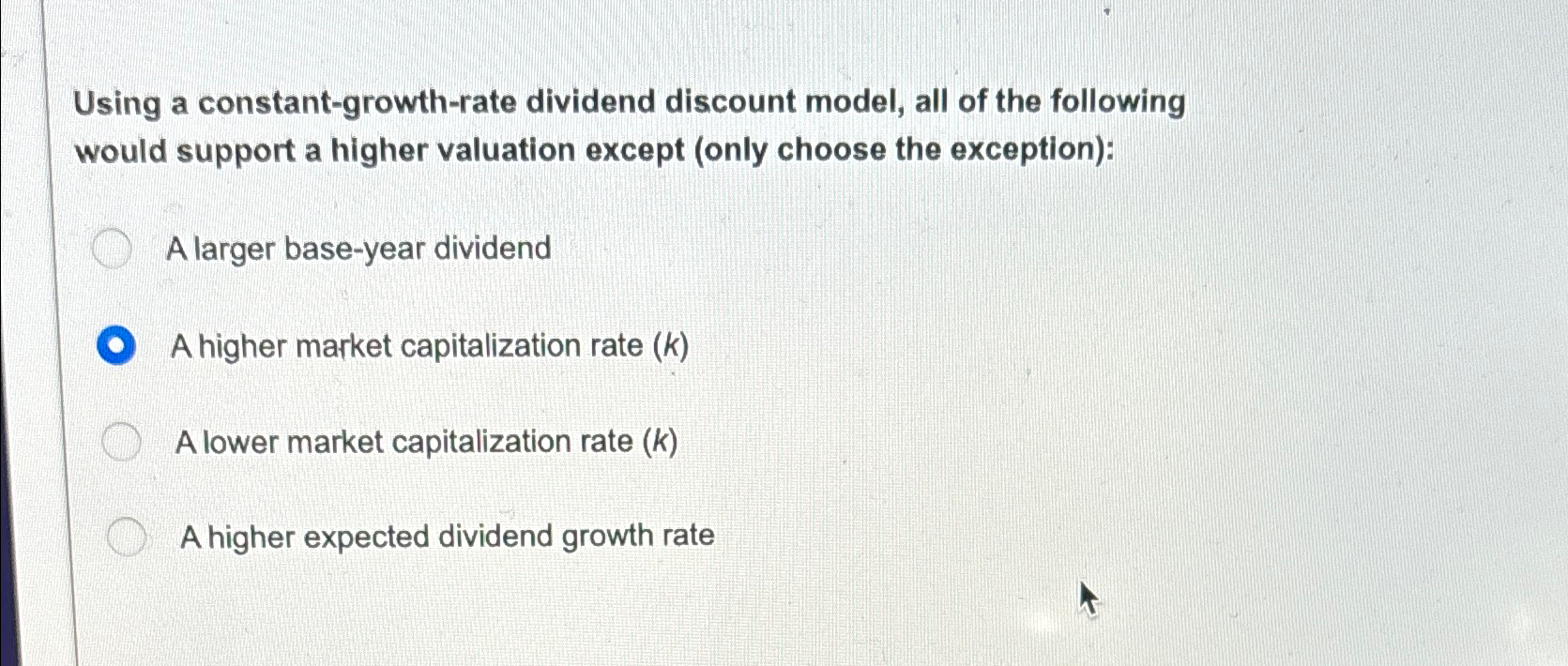 Solved Using a constant-growth-rate dividend discount model, | Chegg.com