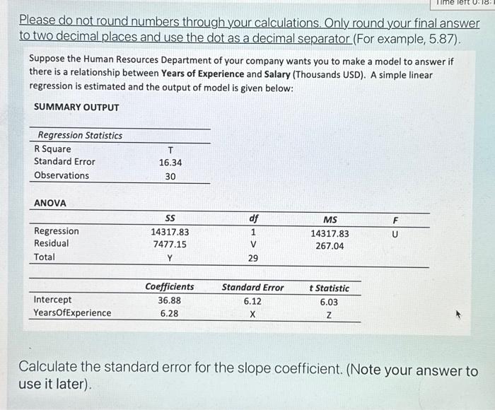 Solved Please do not round numbers through your | Chegg.com