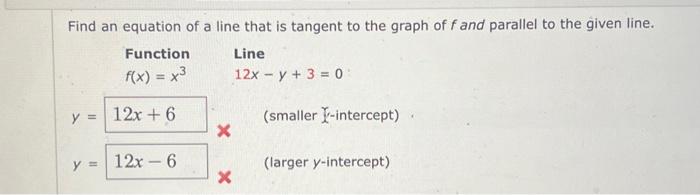 Solved Find an equation of a line that is tangent to the | Chegg.com