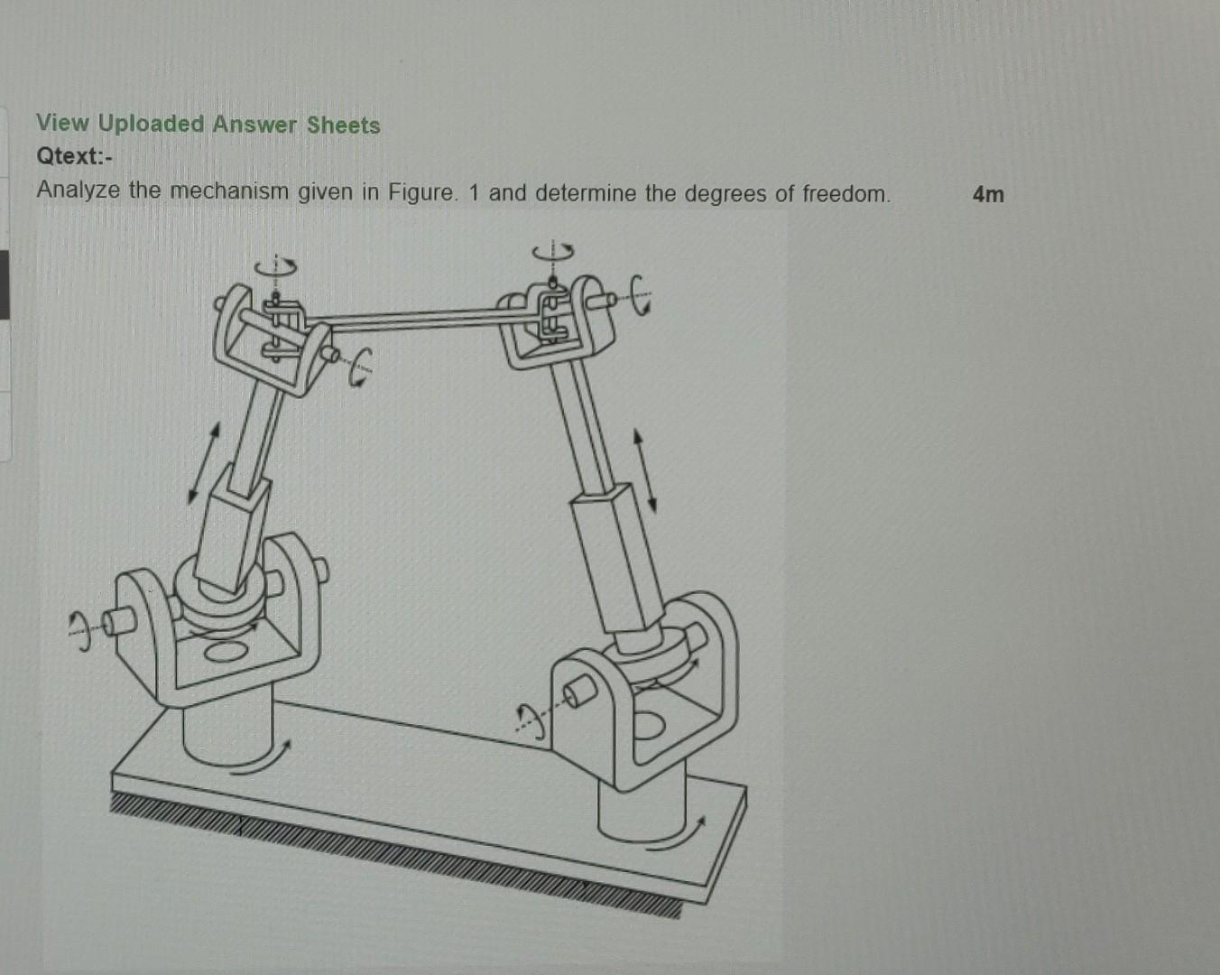 Solved View Uploaded Answer Sheets Qtext:- Analyze the | Chegg.com