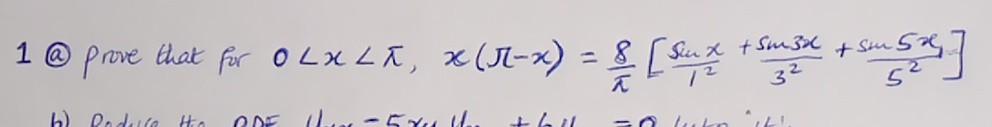 Solved 1 @ prove that for 0 | Chegg.com