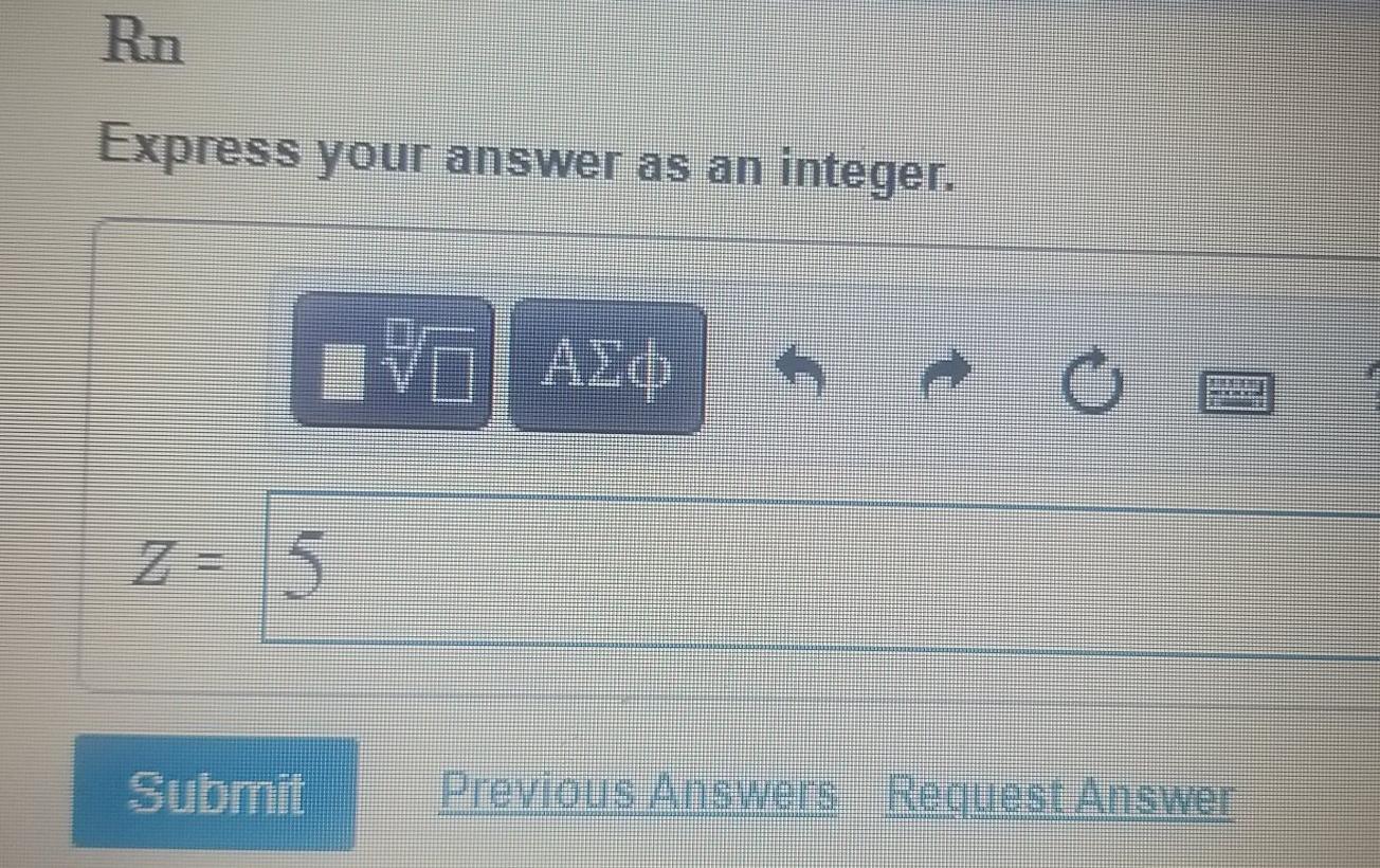 Solved Part C Pd Express your answer as an integer. vo ΑΣΦ ? | Chegg.com