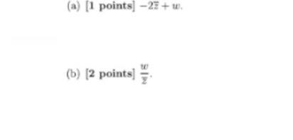 Solved Consider the following complex numbers z = -1 + 2i | Chegg.com
