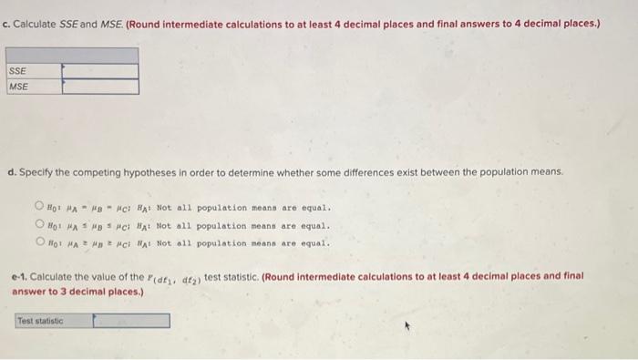 Solved Exercise 13-1 Algo A random sample of five | Chegg.com