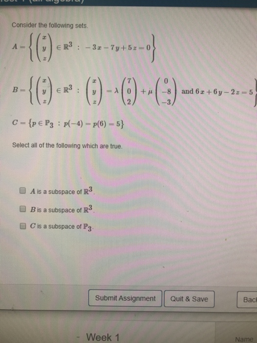 Solved Consider the following sets. |--20) «** : --:-4:00} | Chegg.com