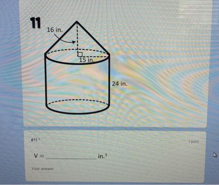 Solved Composite Solids Find the volume of each composite | Chegg.com