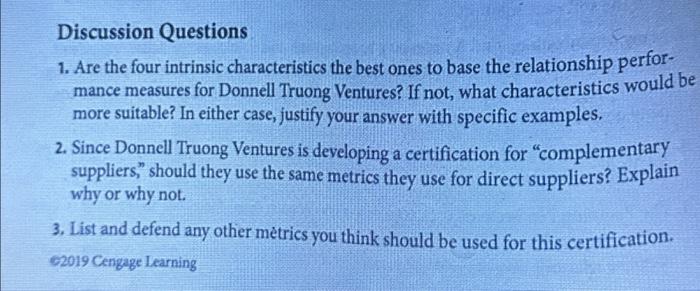 Solved Discussion Questions 1. Are the four intrinsic | Chegg.com