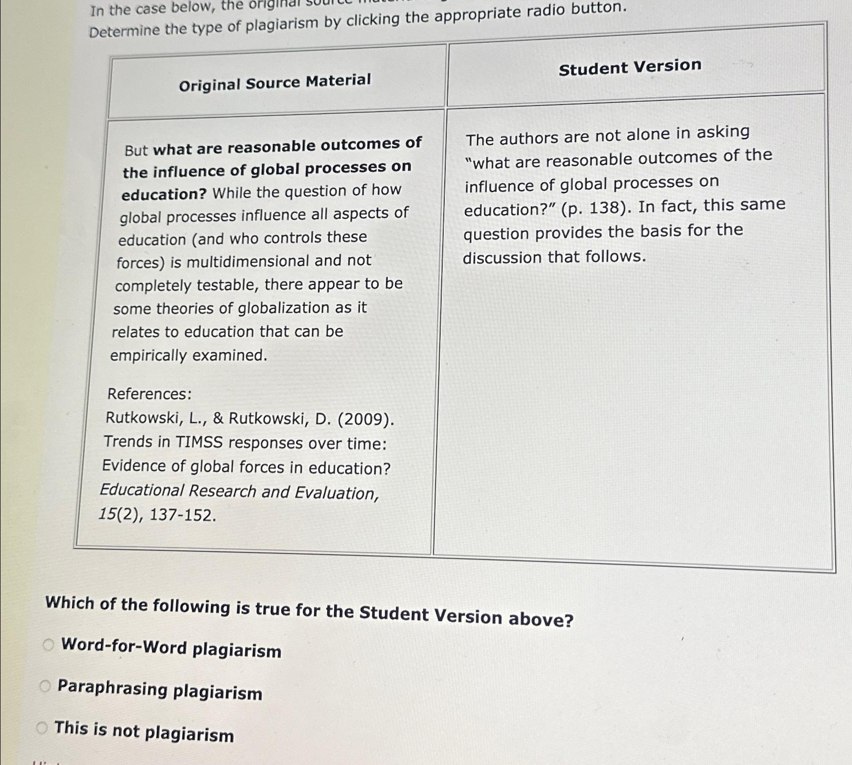 Solved In the case below, the original Determine the type of | Chegg.com