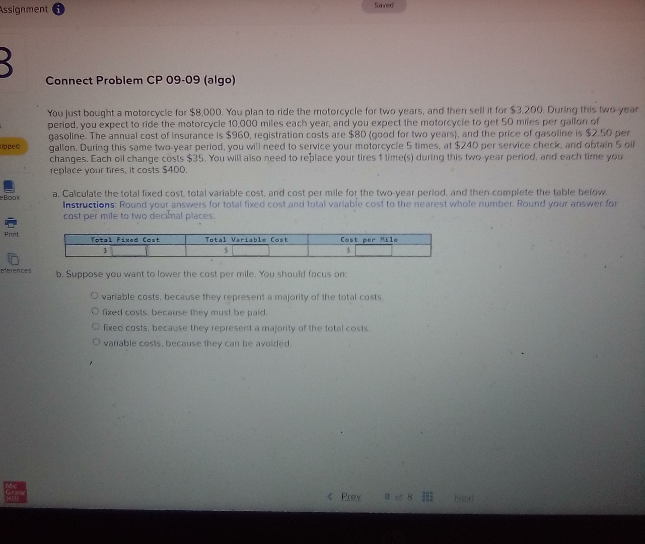 Solved IssignmentiConnect Problem CP 09-09 (algo)You just | Chegg.com