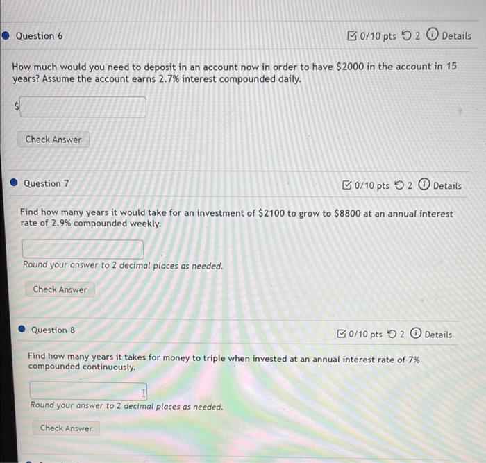 Solved How much would you need to deposit in an account now | Chegg.com Solved How much would you need to deposit in an account now | Chegg.com