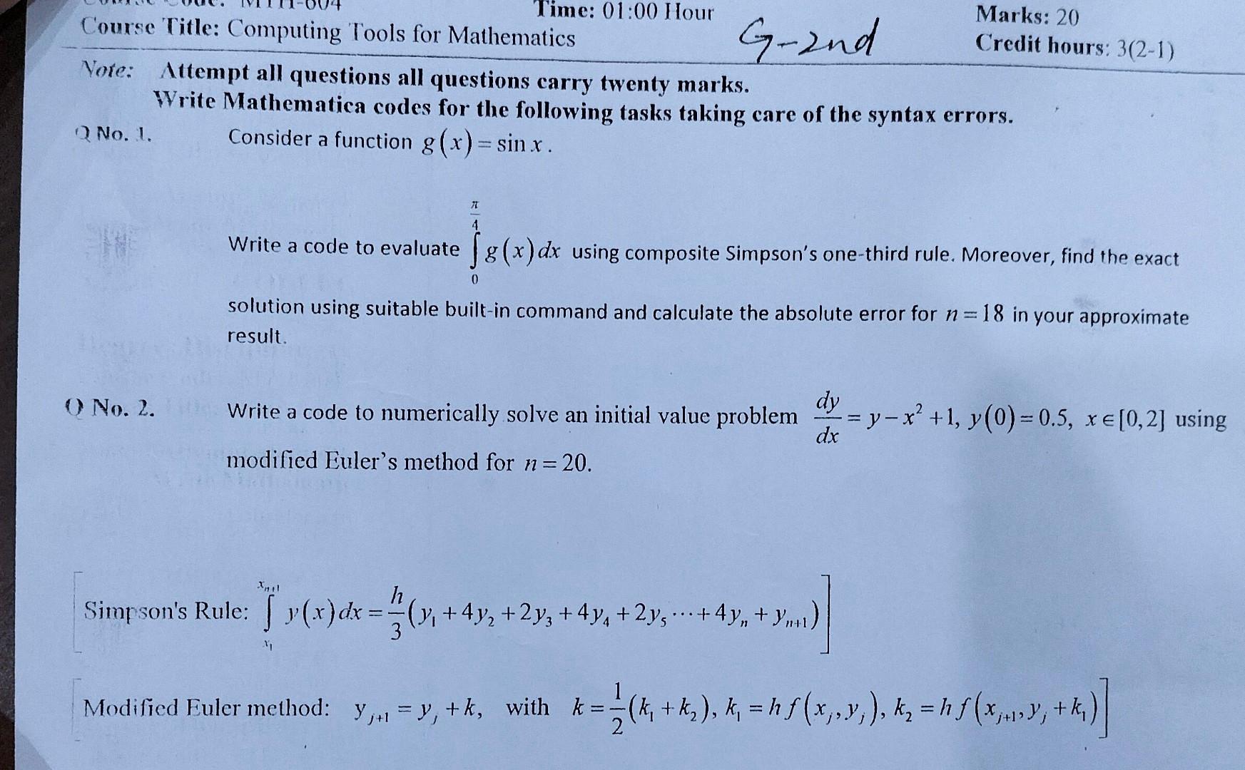 Vore: Attempt all questions all questions carry | Chegg.com