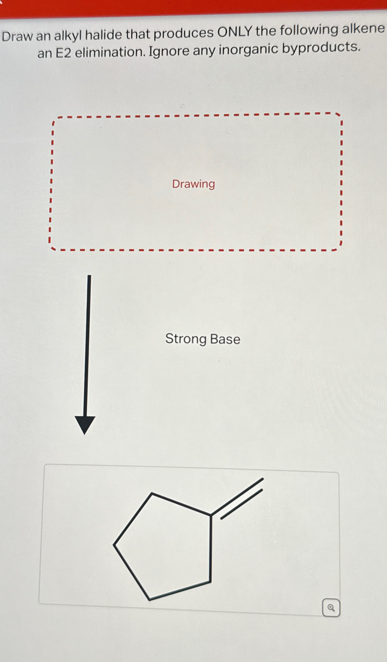 Solved Draw an alkyl halide that produces ONLY the following | Chegg.com