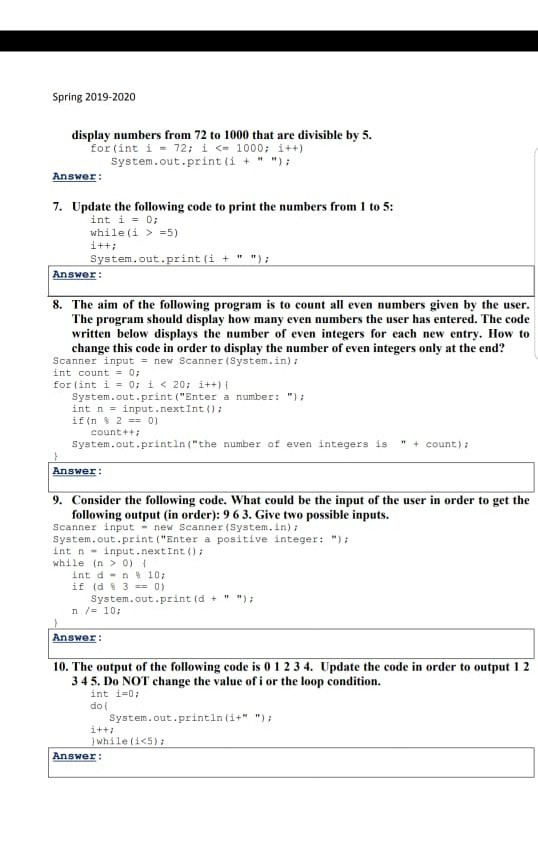 Solved Spring 2019-2020 Lebanese International University | Chegg.com