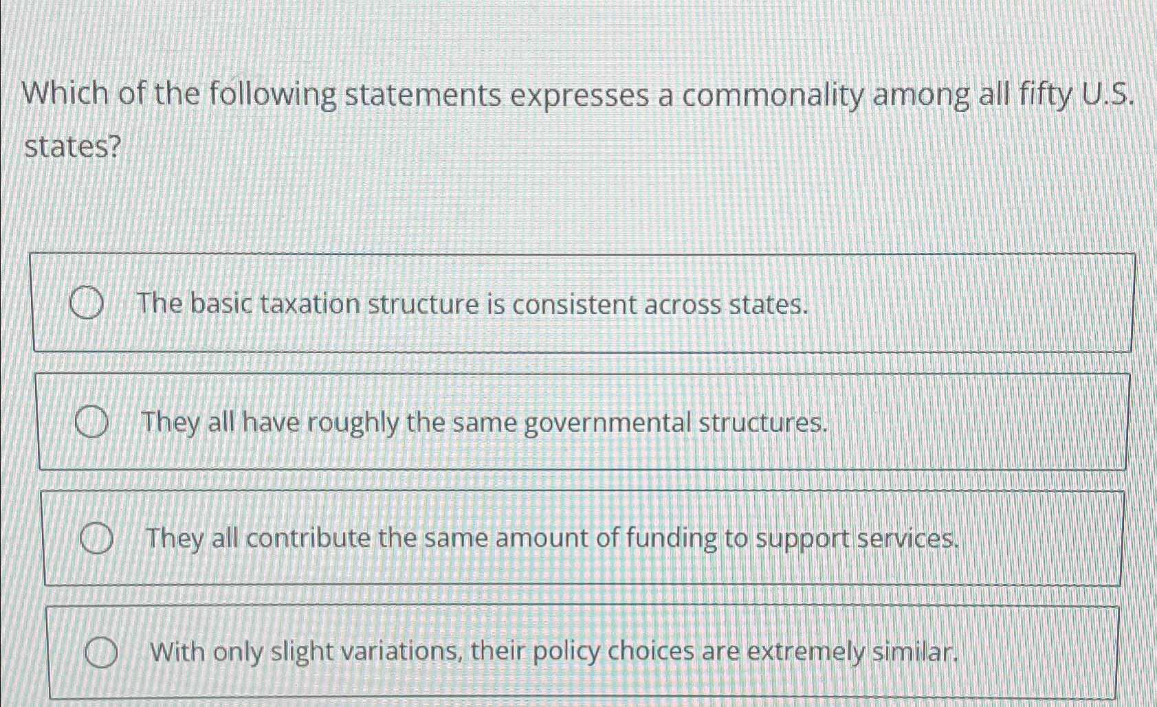 Solved Which of the following statements expresses a | Chegg.com