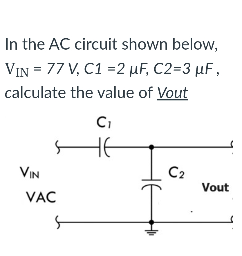 Solved In the AC ﻿circuit shown below, | Chegg.com