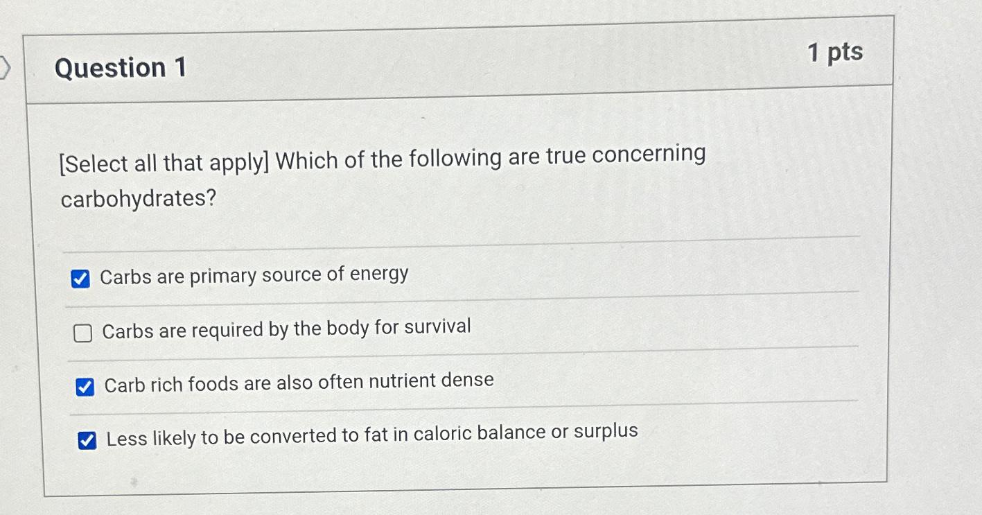 Solved Question 11 ﻿pts[Select all that apply] ﻿Which of the | Chegg.com