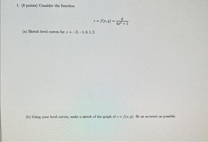 Solved 3. ( 8 points) Consider the vector-valued function | Chegg.com