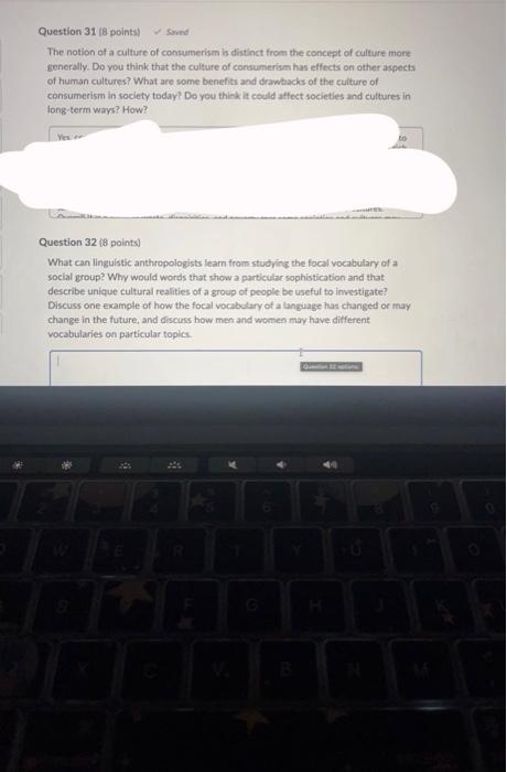 Question 31 (B points) f Sirrd The notion of a | Chegg.com