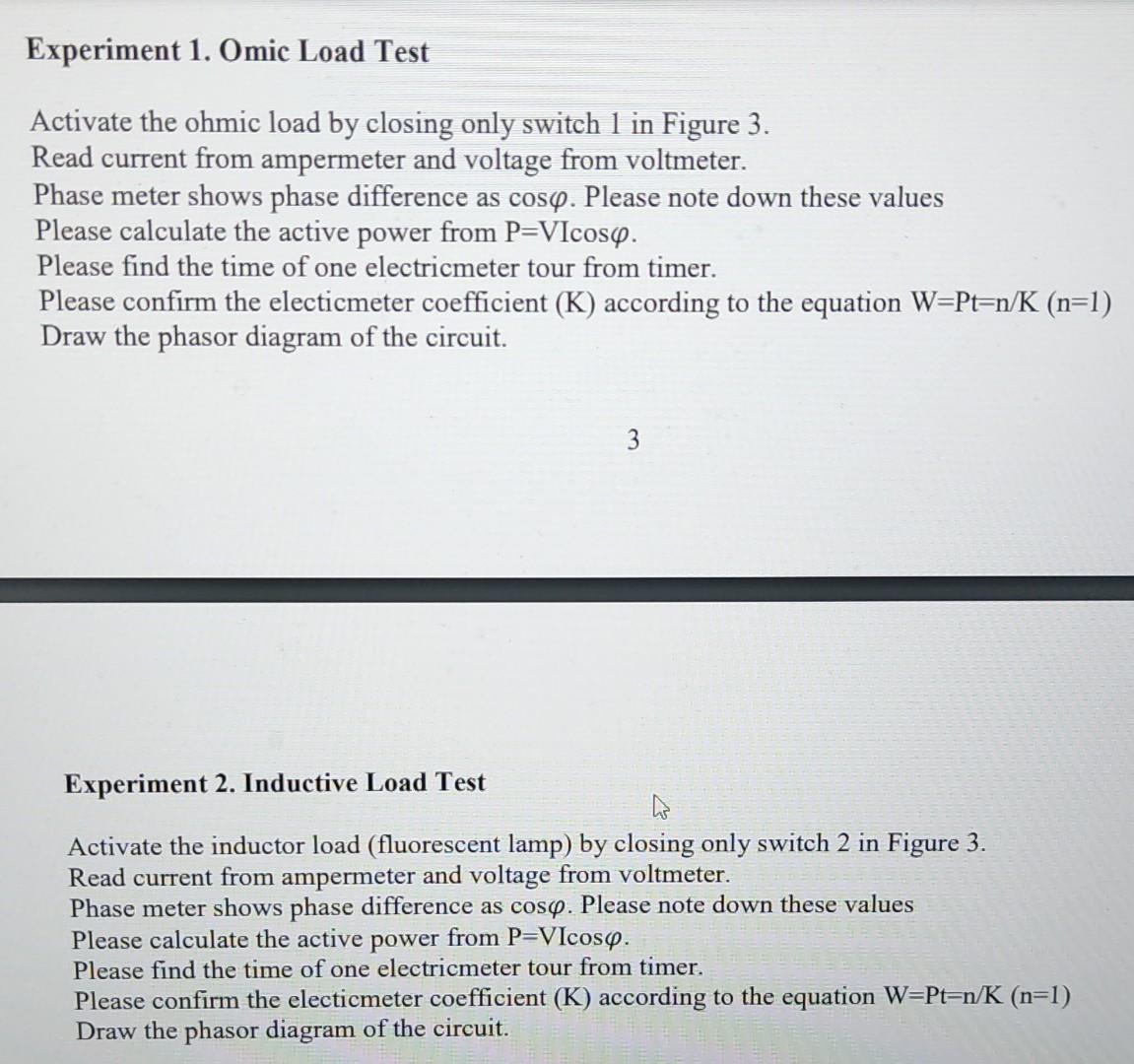 Solved 3) Experiment Procedure The circuit you need for the | Chegg.com