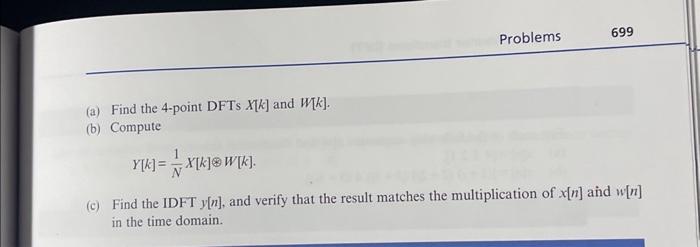 Solved Use the multiplication property of the DFT to compute | Chegg.com