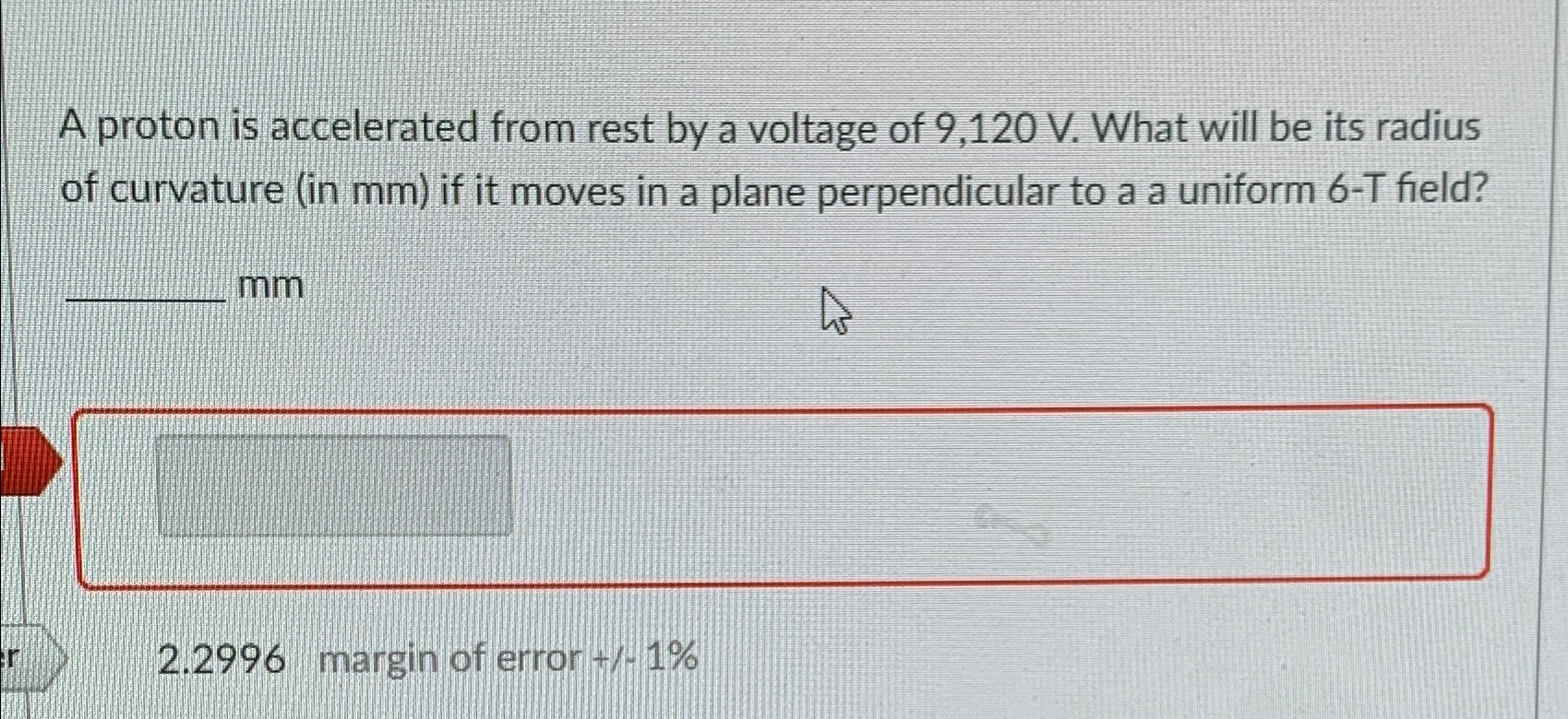 Solved A proton is accelerated from rest by a voltage of | Chegg.com