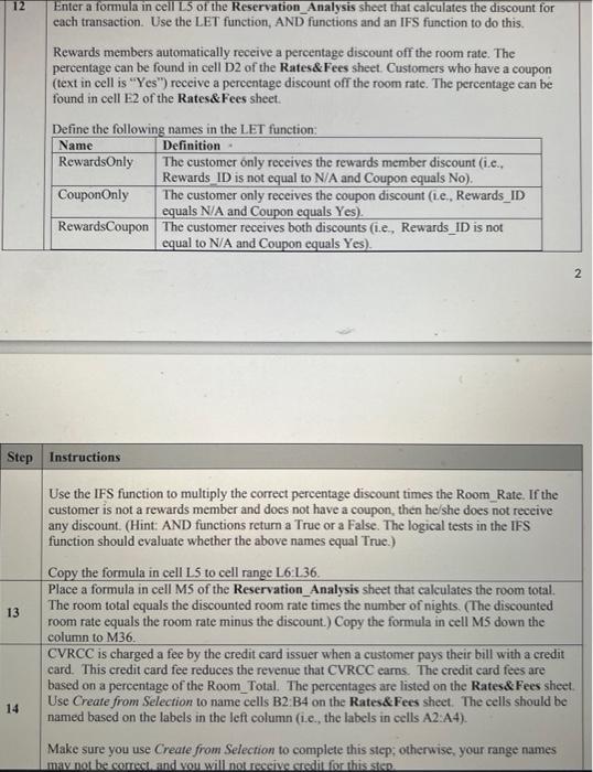 Enter a formula in cell L5 of the | Chegg.com