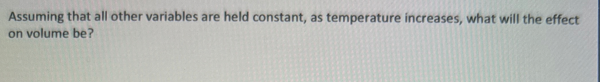 Solved Assuming that all other variables are held constant, | Chegg.com