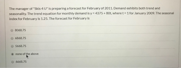 Solved Given forecast errors of 6, 4,0 and -2, what is the | Chegg.com