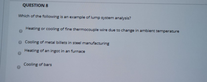 Solved QUESTION 8 Which of the following is an example of | Chegg.com