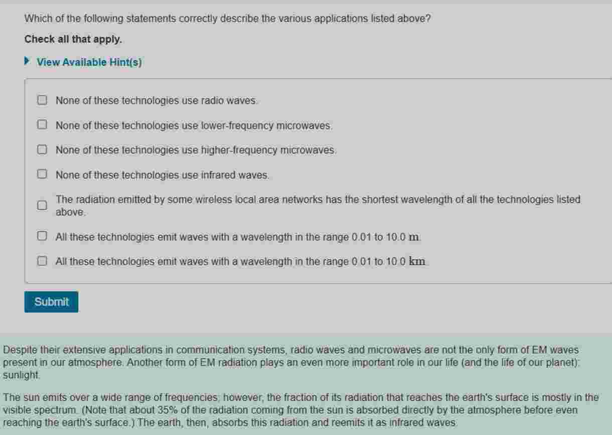 Solved Which of the following statements correctly describe | Chegg.com