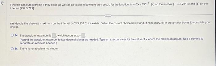 Solved can you find rhe maximum and the minimum which occurs | Chegg.com
