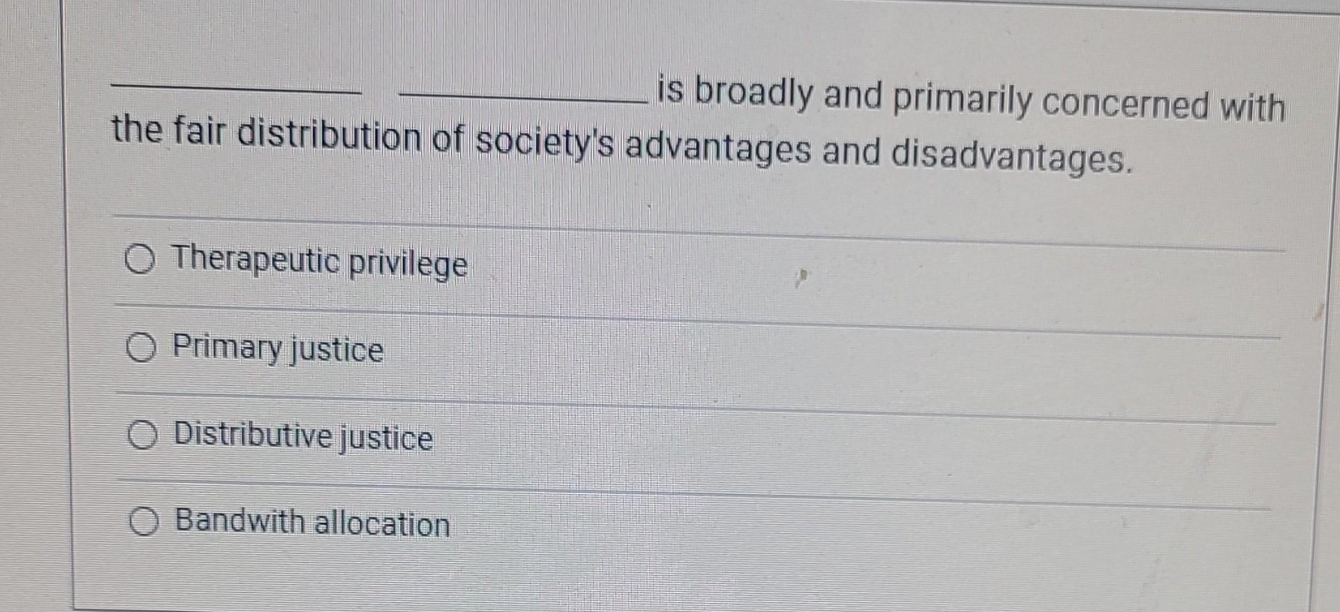 Solved is broadly and primarily concerned with the fair | Chegg.com