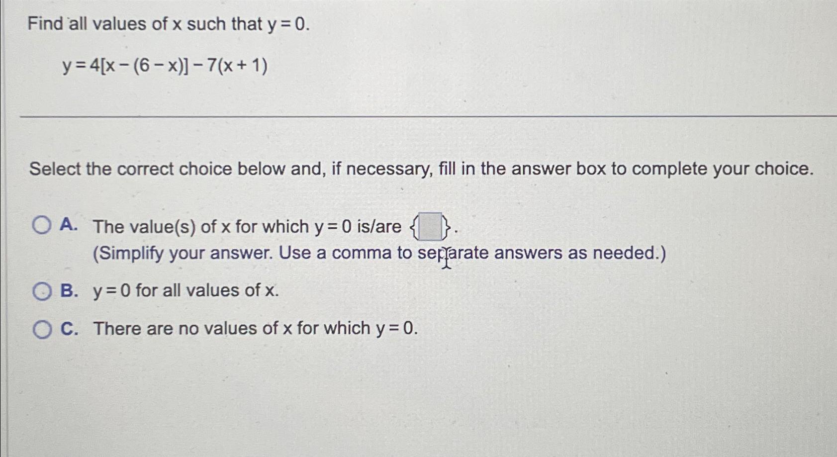 Solved Find all values of x ﻿such that | Chegg.com