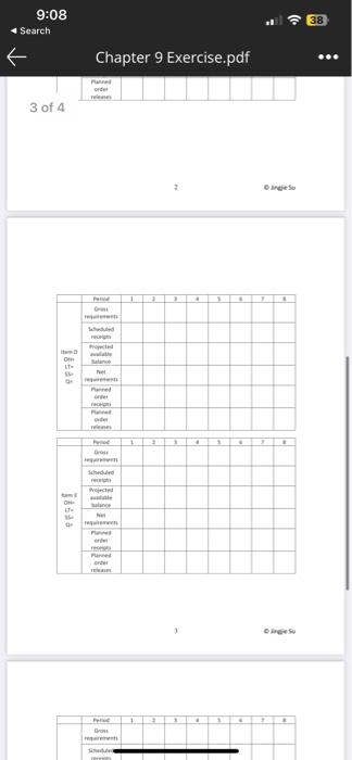 9:08 38 ← Chapter 9 Exercise.pdf 3 of 49:08 38 4 | Chegg.com