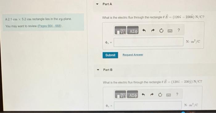 Solved A 2.1 cm×5.2 cm rectangle lies in the xy-plane. What | Chegg.com