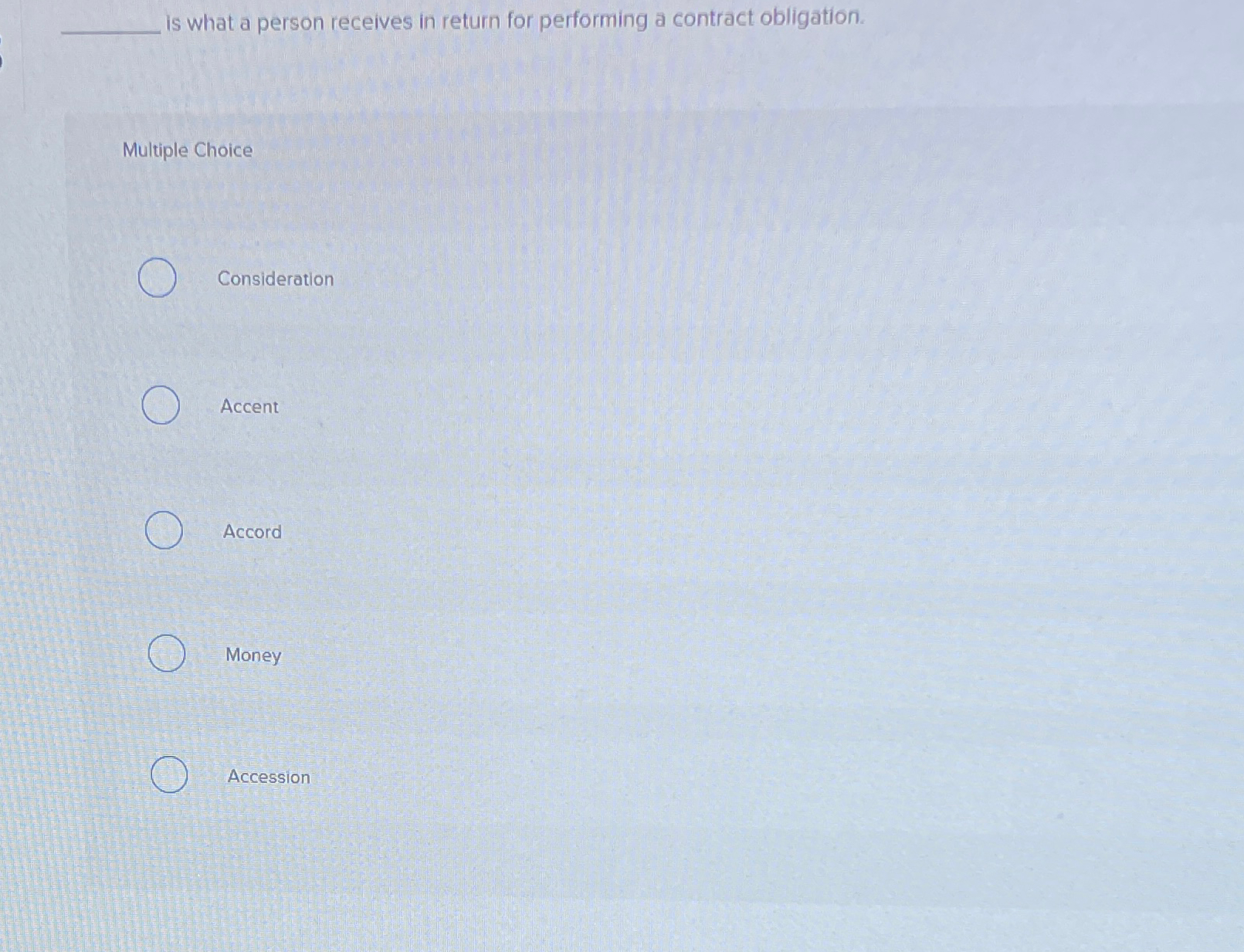 Solved is what a person receives in return for performing a | Chegg.com