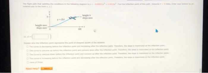 The fight path that satisfies the conditions in the | Chegg.com